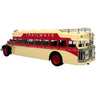 1935 Mack BK Coach Bus "Trailways" Beige and Red 1/64 Diecast Model