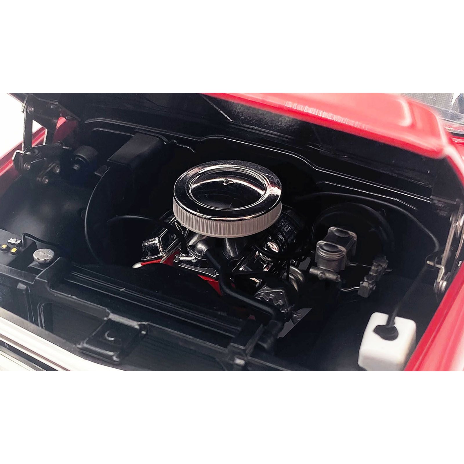 1970 GMC Jimmy Red Metallic with White Top 1/18 Diecast Model Car
