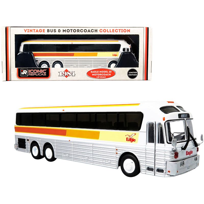 1984 Eagle Model 10 Motorcoach Bus "Corporate" 1/87 (HO) Diecast
