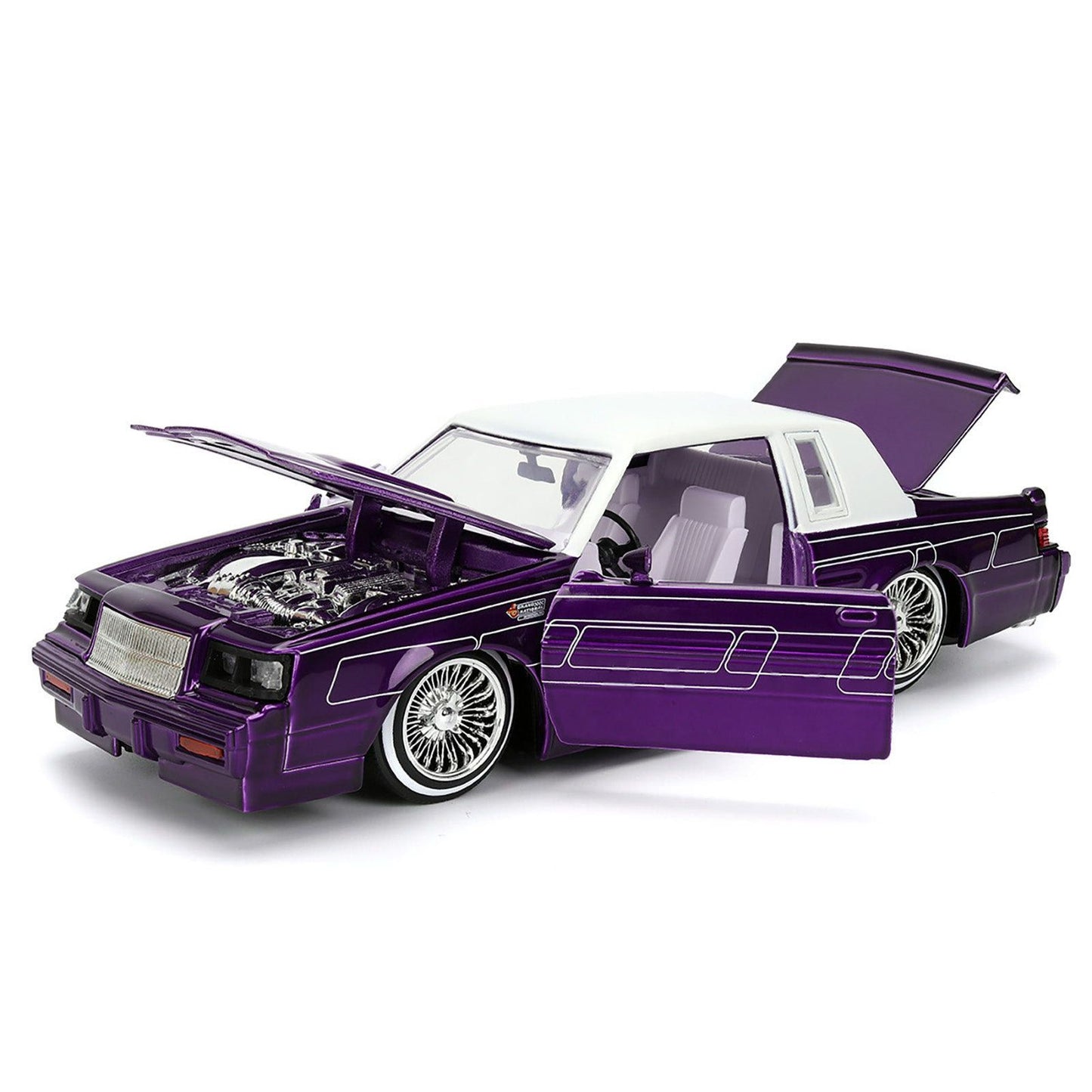 1987 Buick Grand National Candy Purple with Graphics and White Top and ...