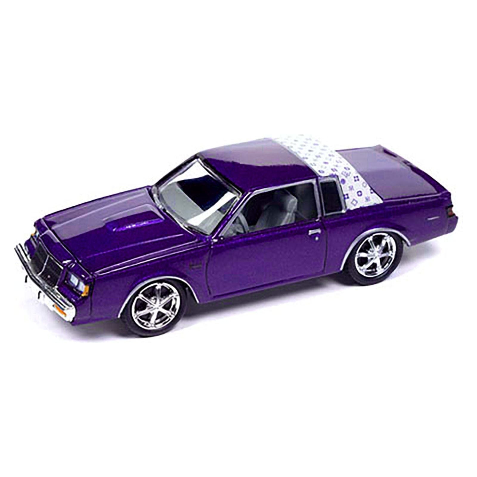 1987 Buick Regal T-Type Purple Metallic 1/64 Diecast Model Car