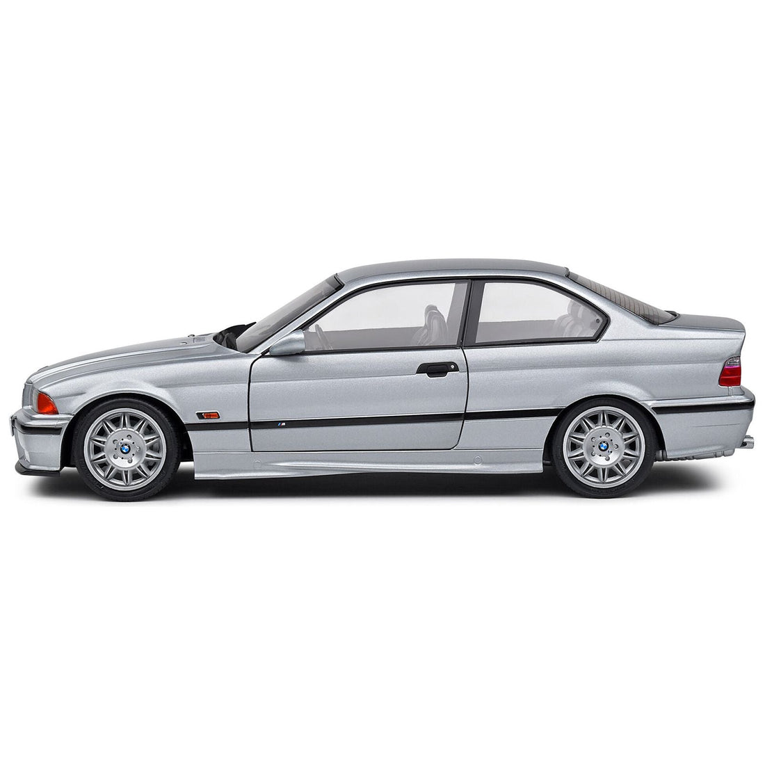 1997 BMW E36 M3 Coupe Artic Silver Metallic 1/18 Diecast Model Car by ...