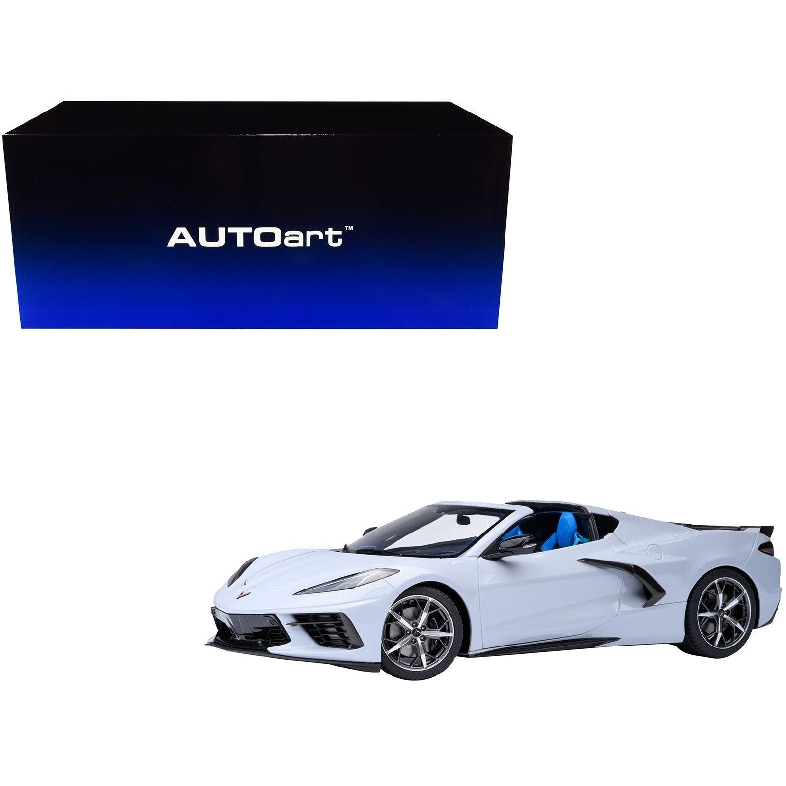 2020 Chevrolet Corvette C8 Stingray Ceramic Matrix Gray 1/18 Model