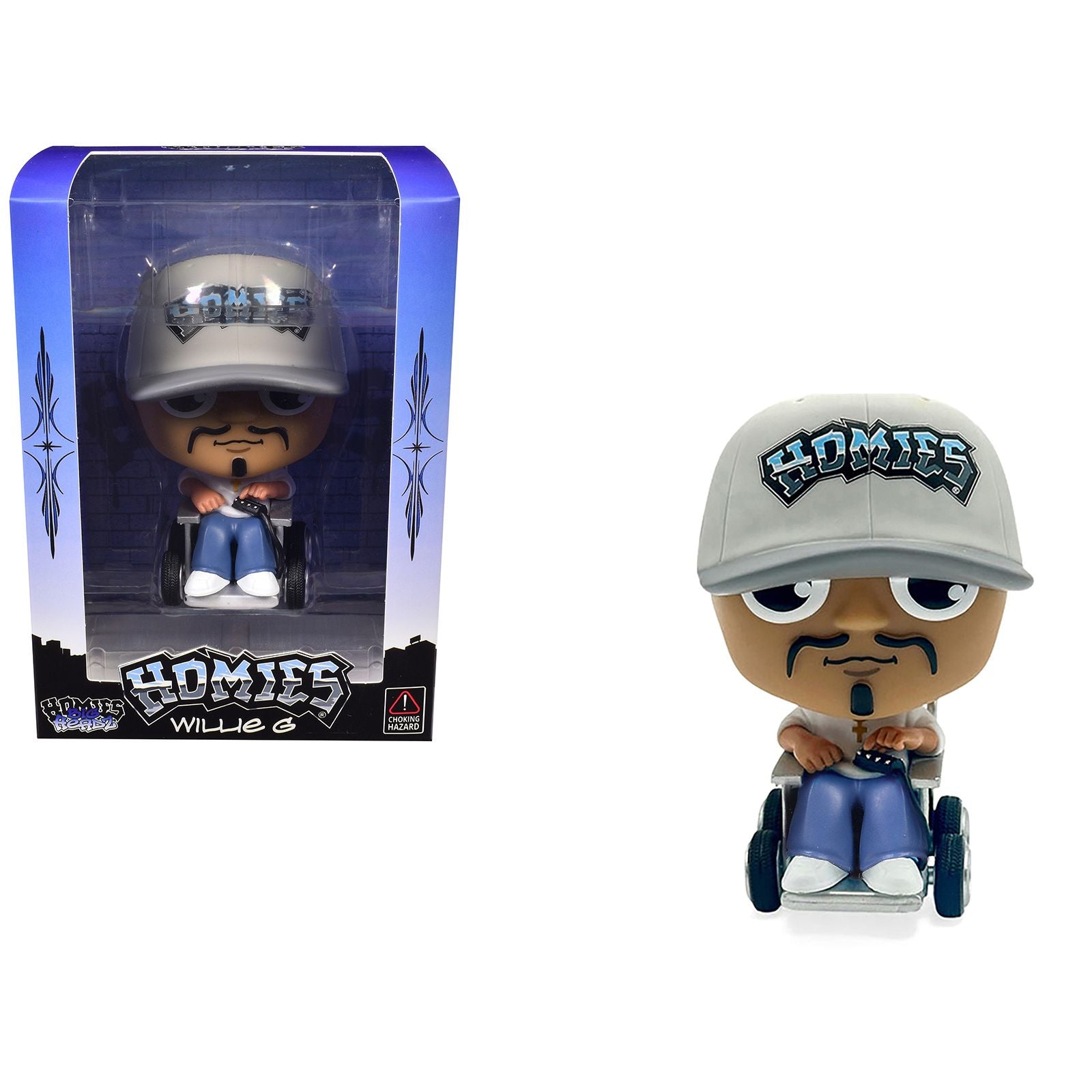 Willie G 4.5" Figure "Homies Big Headz" Series 5 Model by Homies