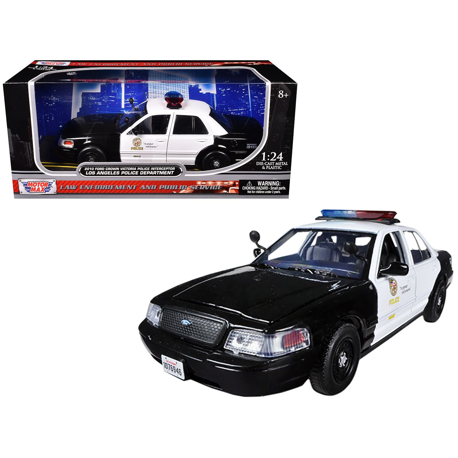2010 Ford Crown Victoria LAPD Los Angeles Police Department Car 1/24 D ...