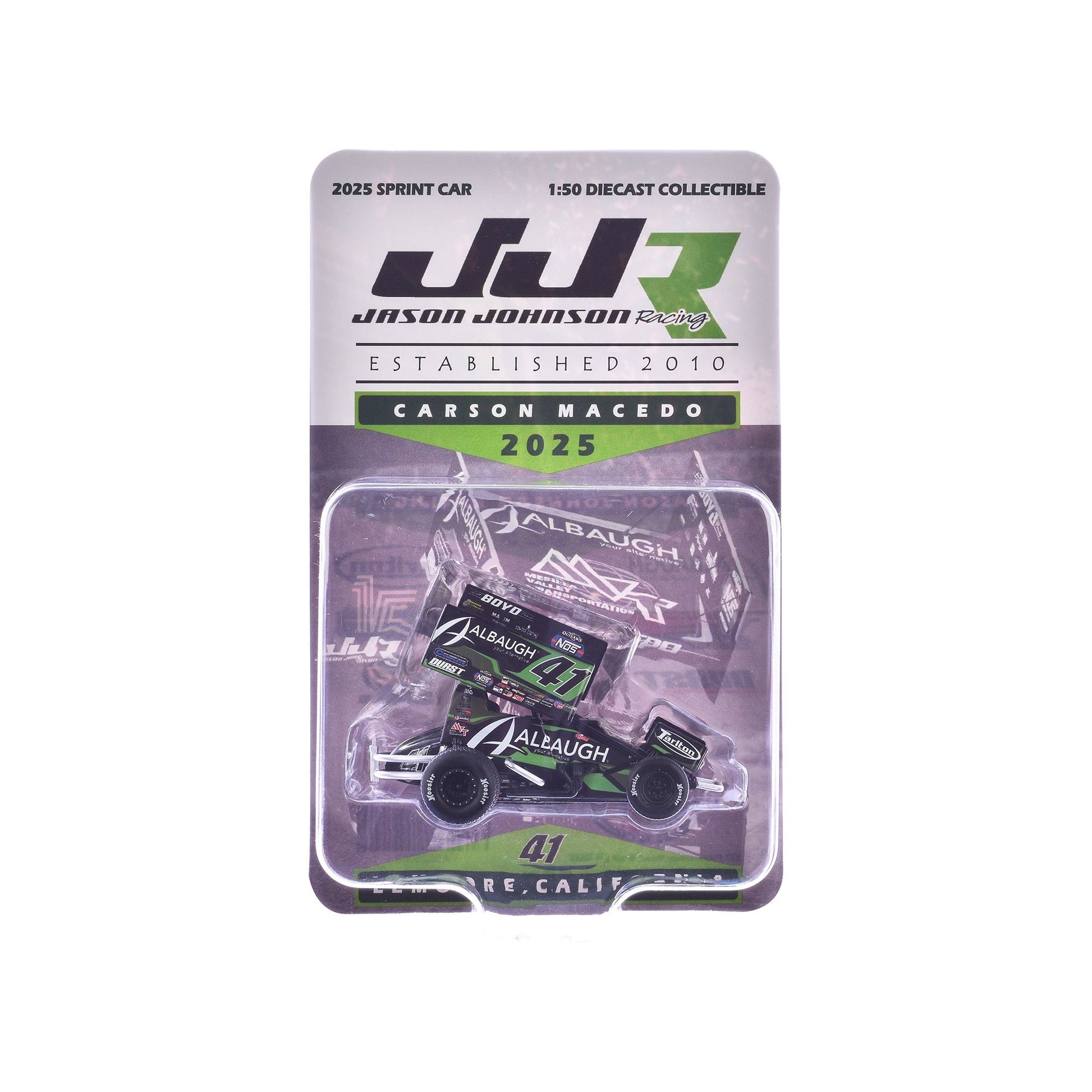 Winged Sprint Car #41 Carson Macedo "Albaugh" Jason Johnson Racing (20 ...