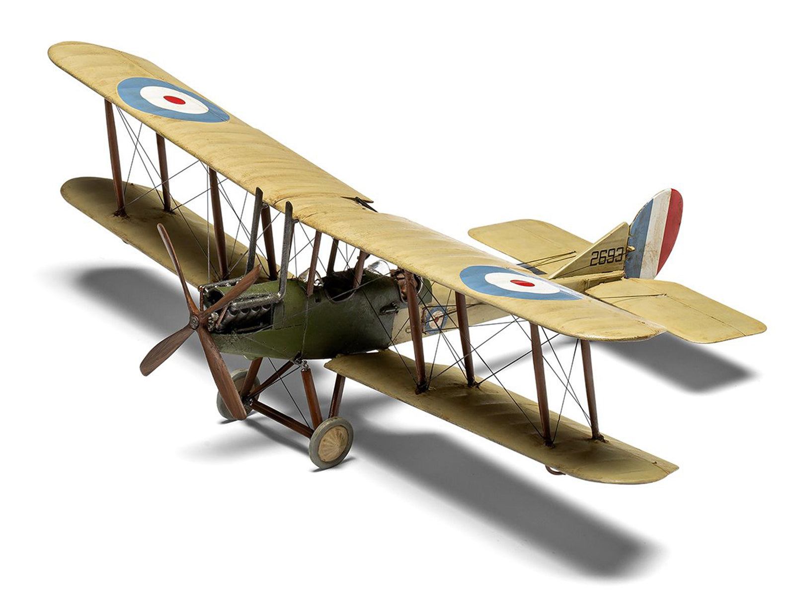 Level 2 Model Kit Royal Aircraft Factory BE2c Aircraft with 2 Scheme ...