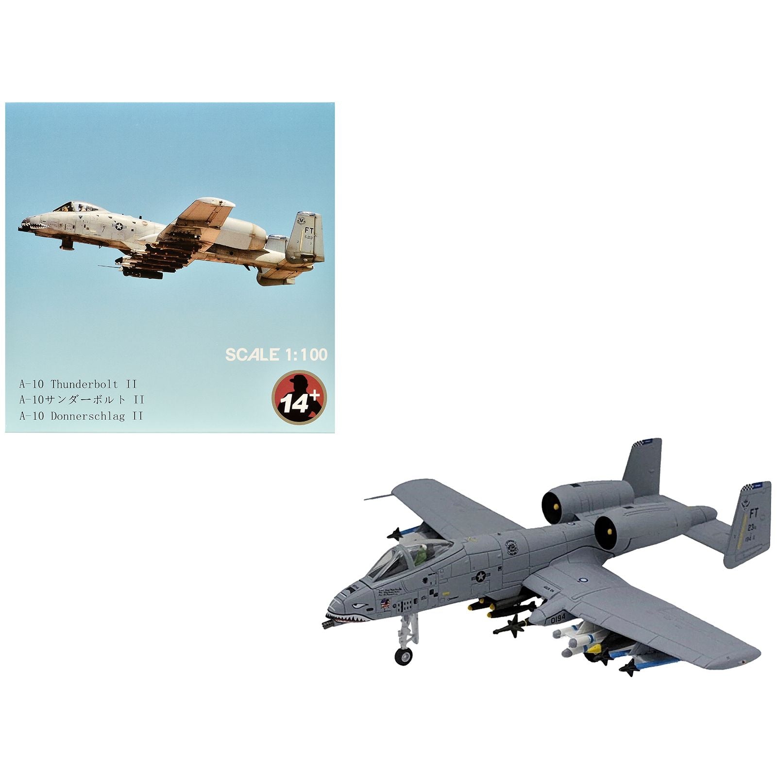 Republic A-10C Thunderbolt II Attack Aircraft "Flying Tigers 23rd Figh ...