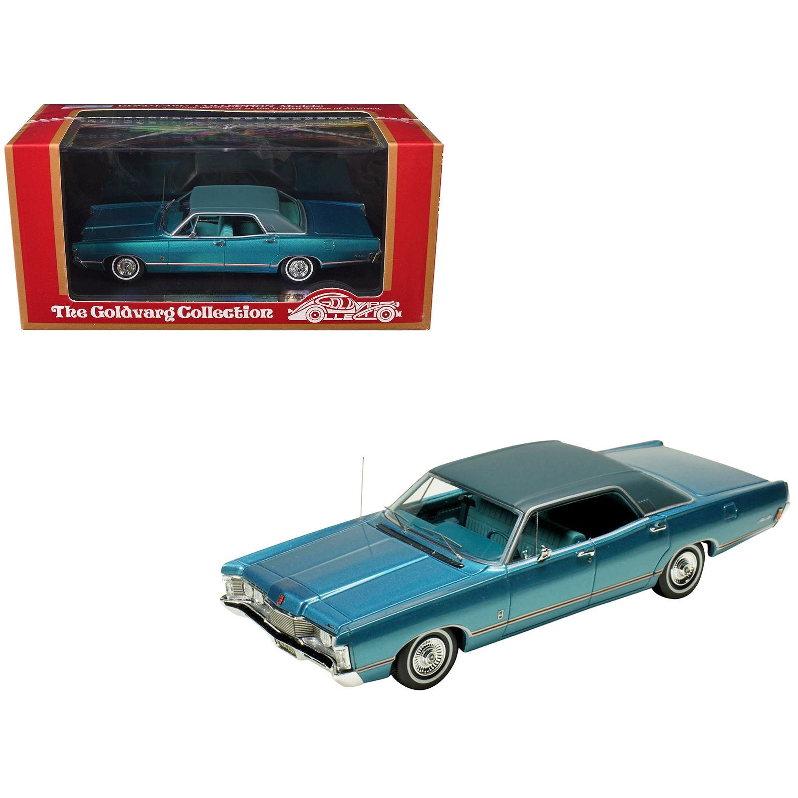 1968 Mercury Brougham Gulfstream Aqua Metallic with Blue Interior ...