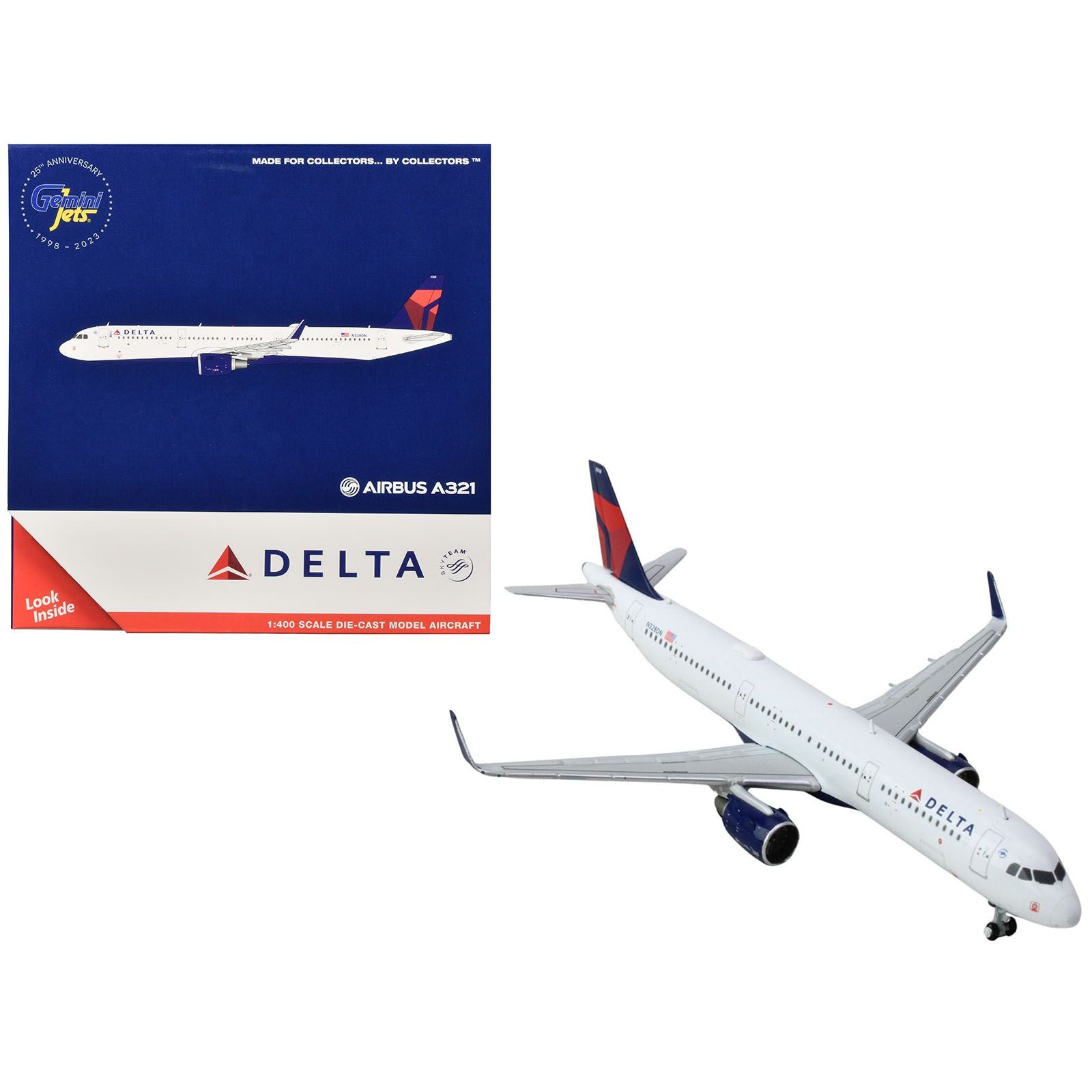 Airbus A321 Commercial Aircraft "Delta Air Lines" (N328DN) White with ...