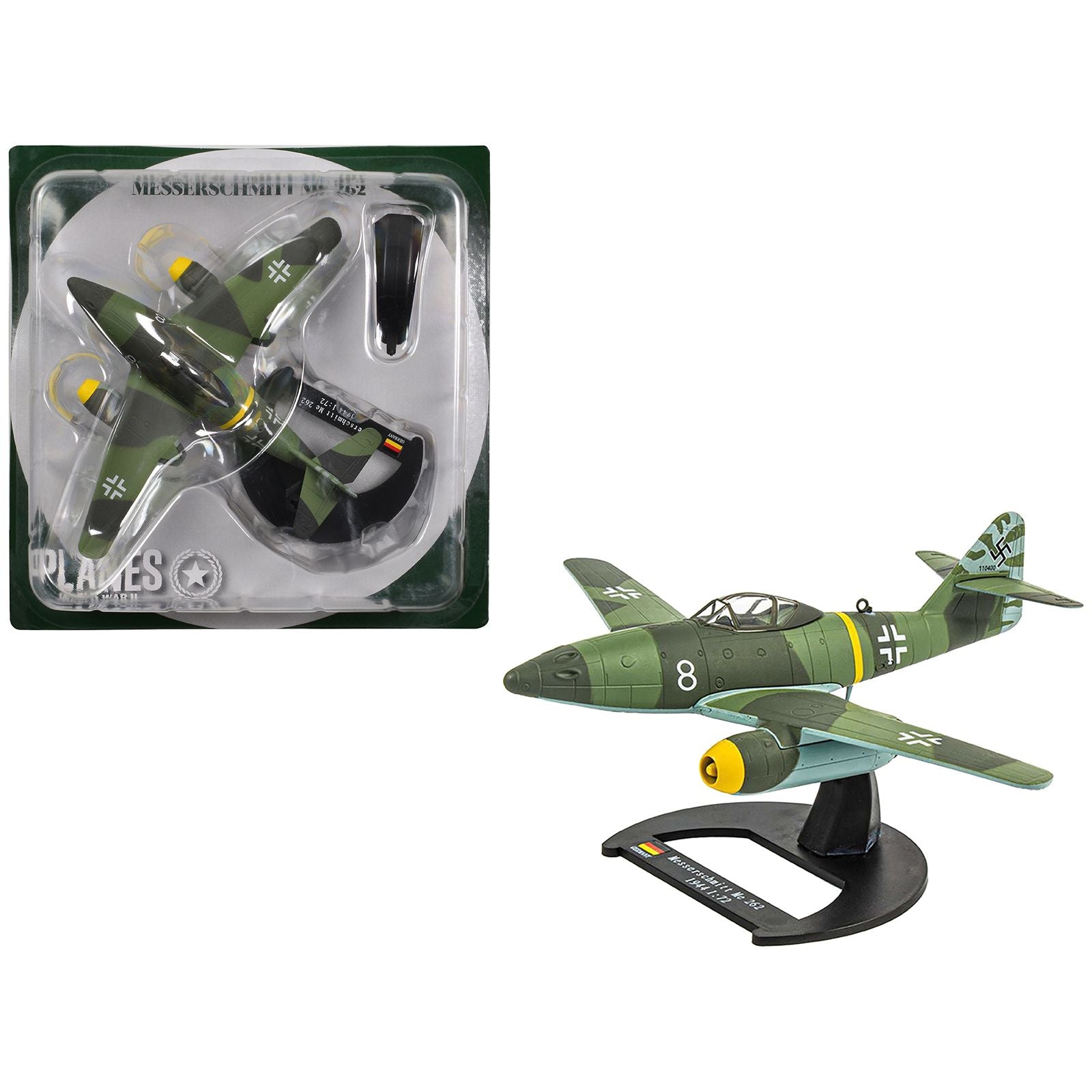 Me 262 "White 8 Walter Nowotny Germany" (1944) Luftwaffe 1/72 Model