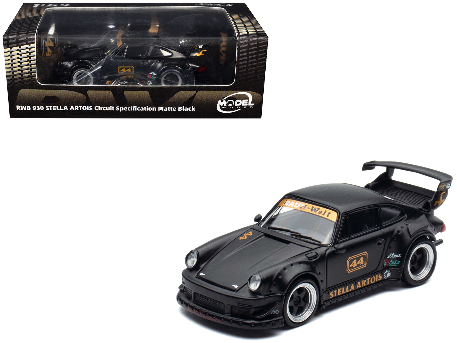 RWB 930 Circuit Specification #44 "Stella Artois" Matt Black 1/64 Diec ...