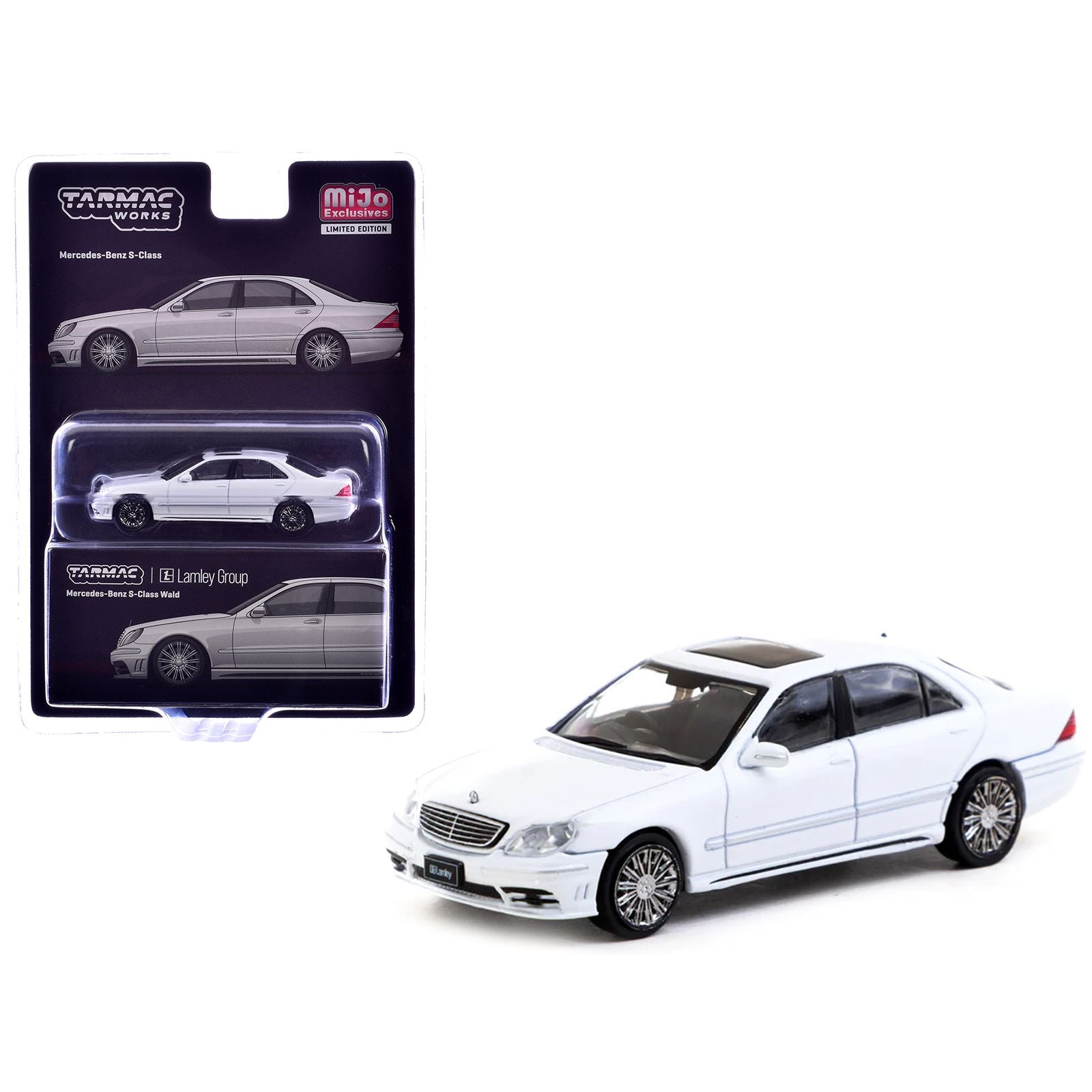 Mercedes-Benz S-Class Wald Alabaster White 1/64 Diecast Model