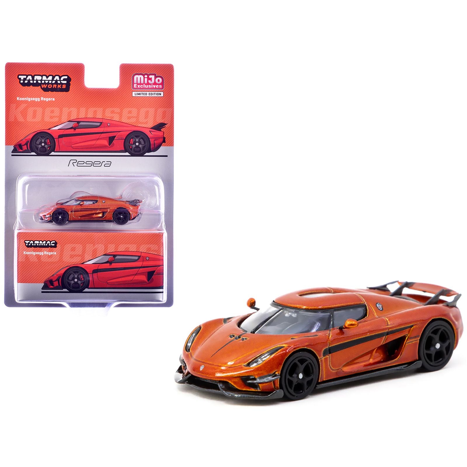 Koenigsegg Regera Orange Metallic with Black Stripes "Global64" Series ...