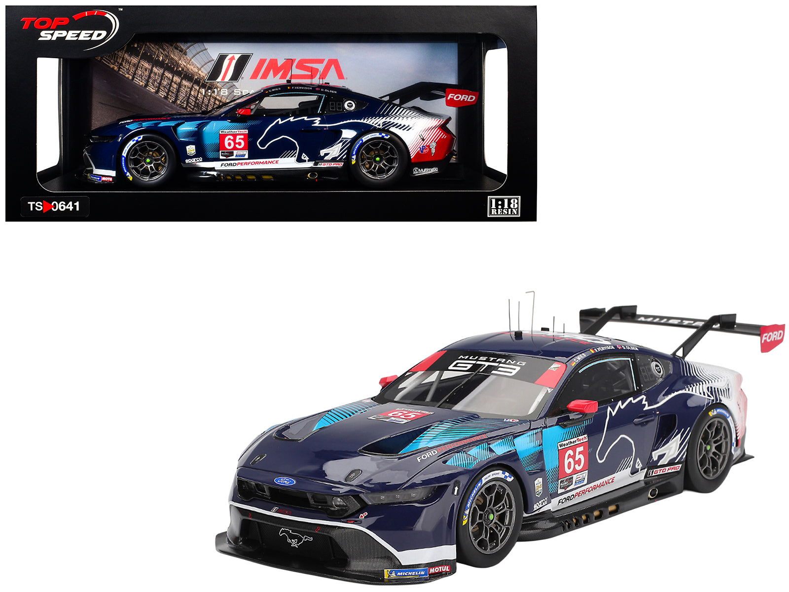 Ford Mustang GT3 #65 Christopher Mies - Dennis Olsen - Frederic ...