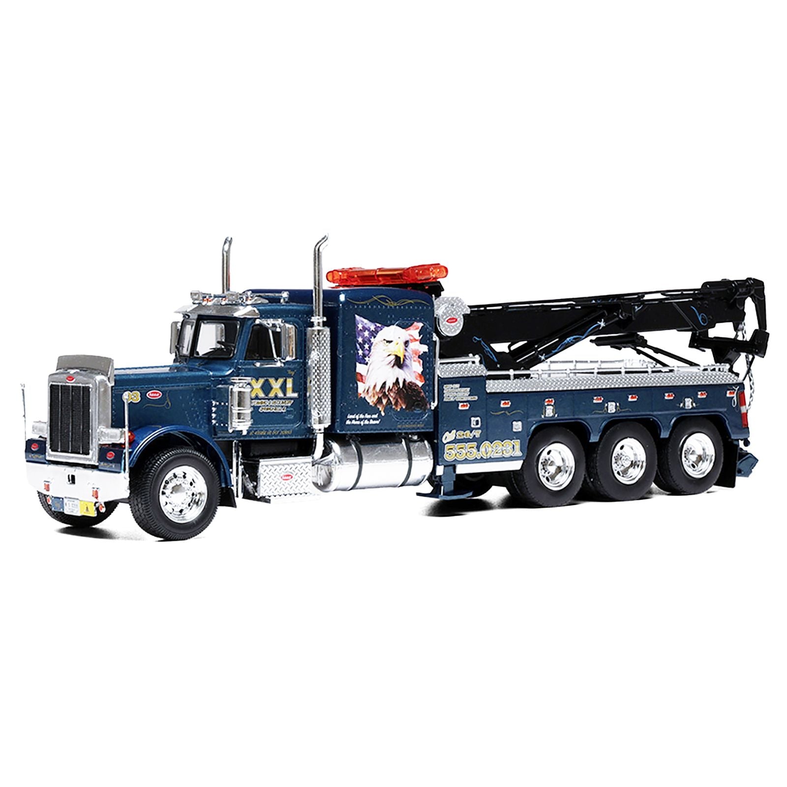 1980 Peterbilt 359 Wrecker Tow Truck "XXL Towing and Recovery" Blue ...