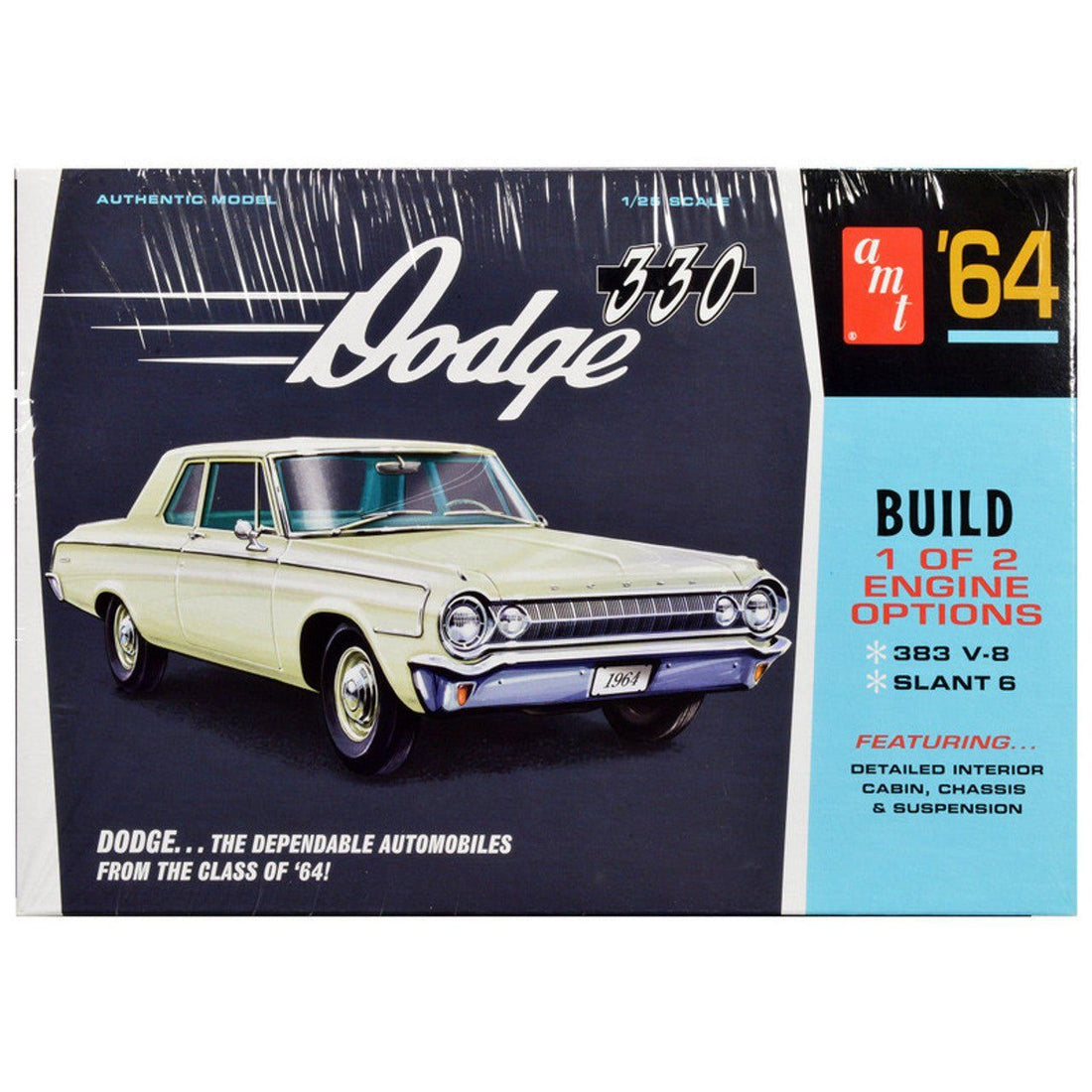 AMT 1964 Dodge 330 1/25 Scale Model Kit