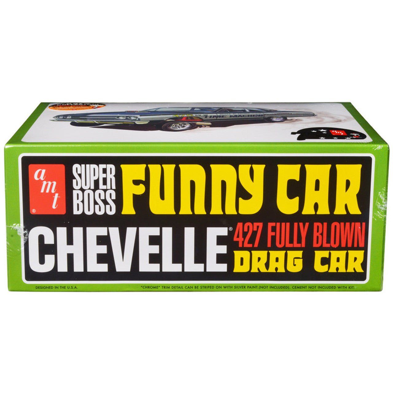 AMT 1965 Chevy Chevelle Awb "Time Machine" 1/25 Scale Model Kit ...