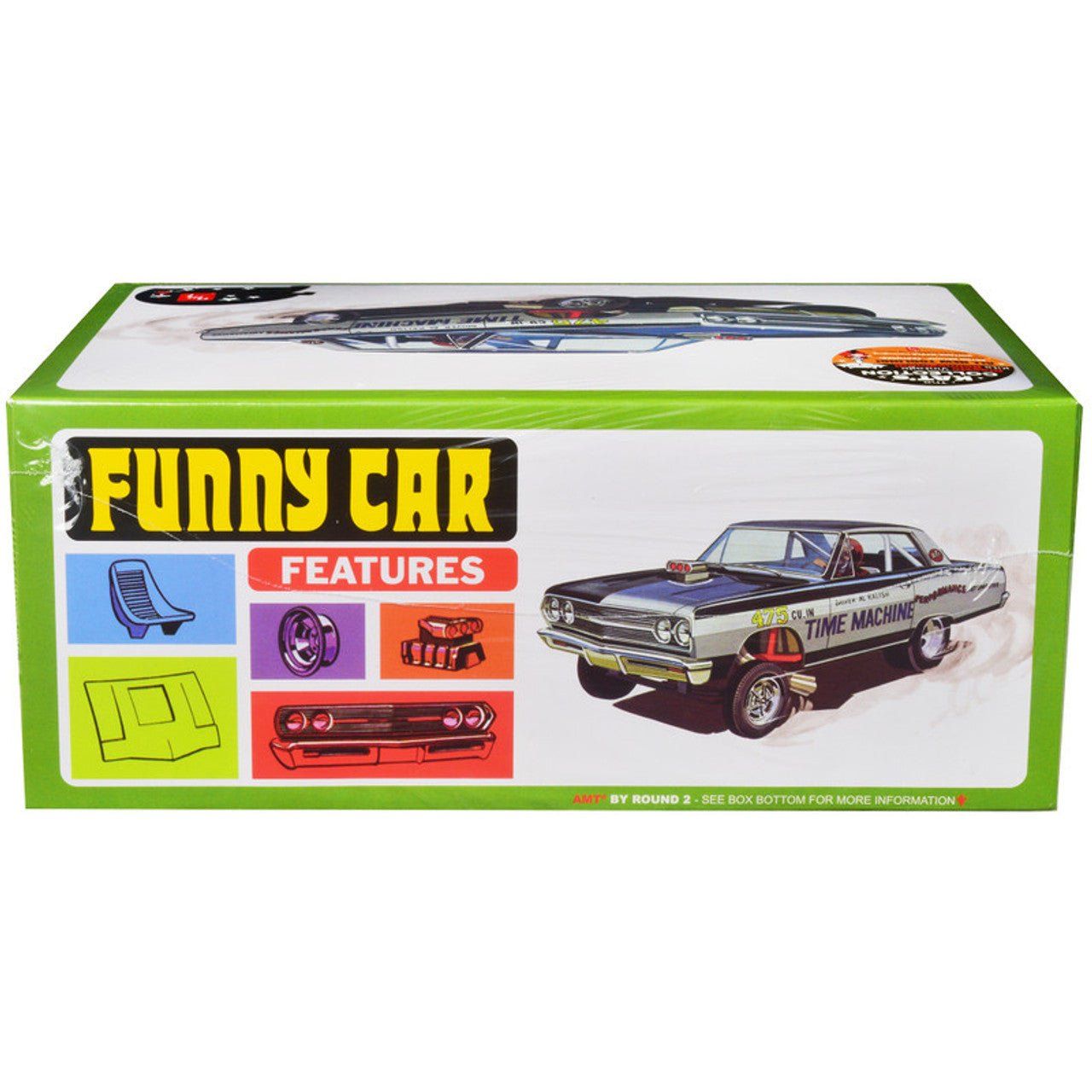 AMT 1965 Chevy Chevelle Awb "Time Machine" 1/25 Scale Model Kit ...