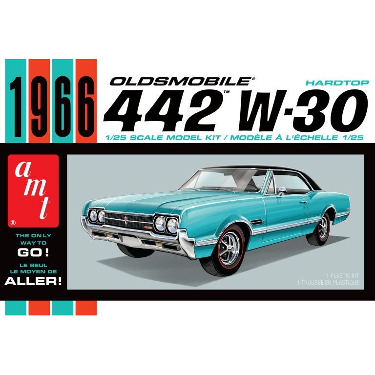 AMT 1966 Oldsmobile 442 Hardtop 1/25 Scale Model Kit – ModelCars.com