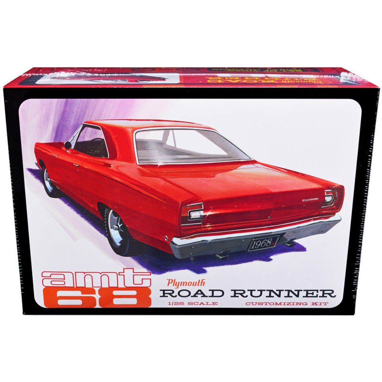 AMT 1968 Plymouth Road Runner Customizing Kit 1/25 Scale Model Kit ...