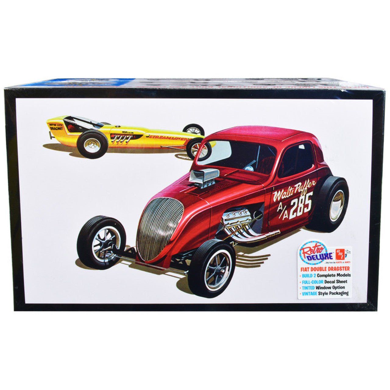 AMT Fiat Double Dragster 1/25 Scale Model Kit – ModelCars.com