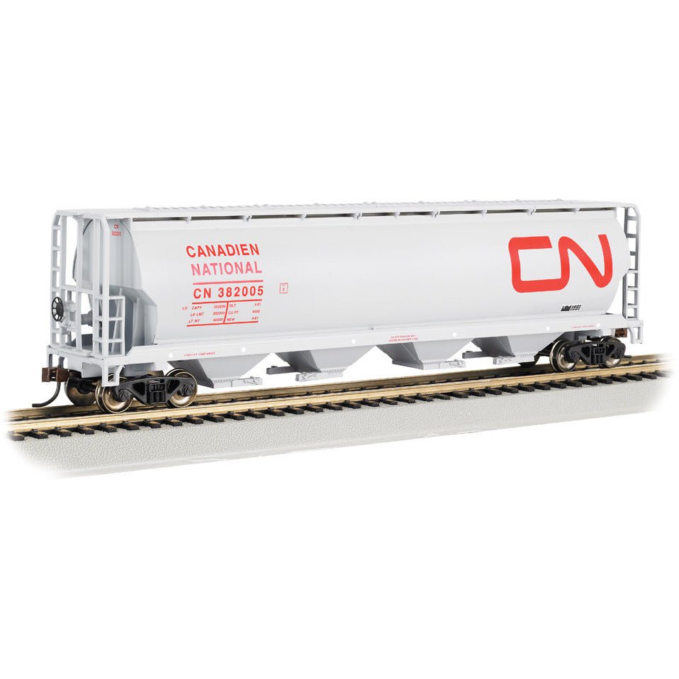 Bachmann Canadian National - 4 Bay Cylindrical Grain Hopper – ModelCars.com