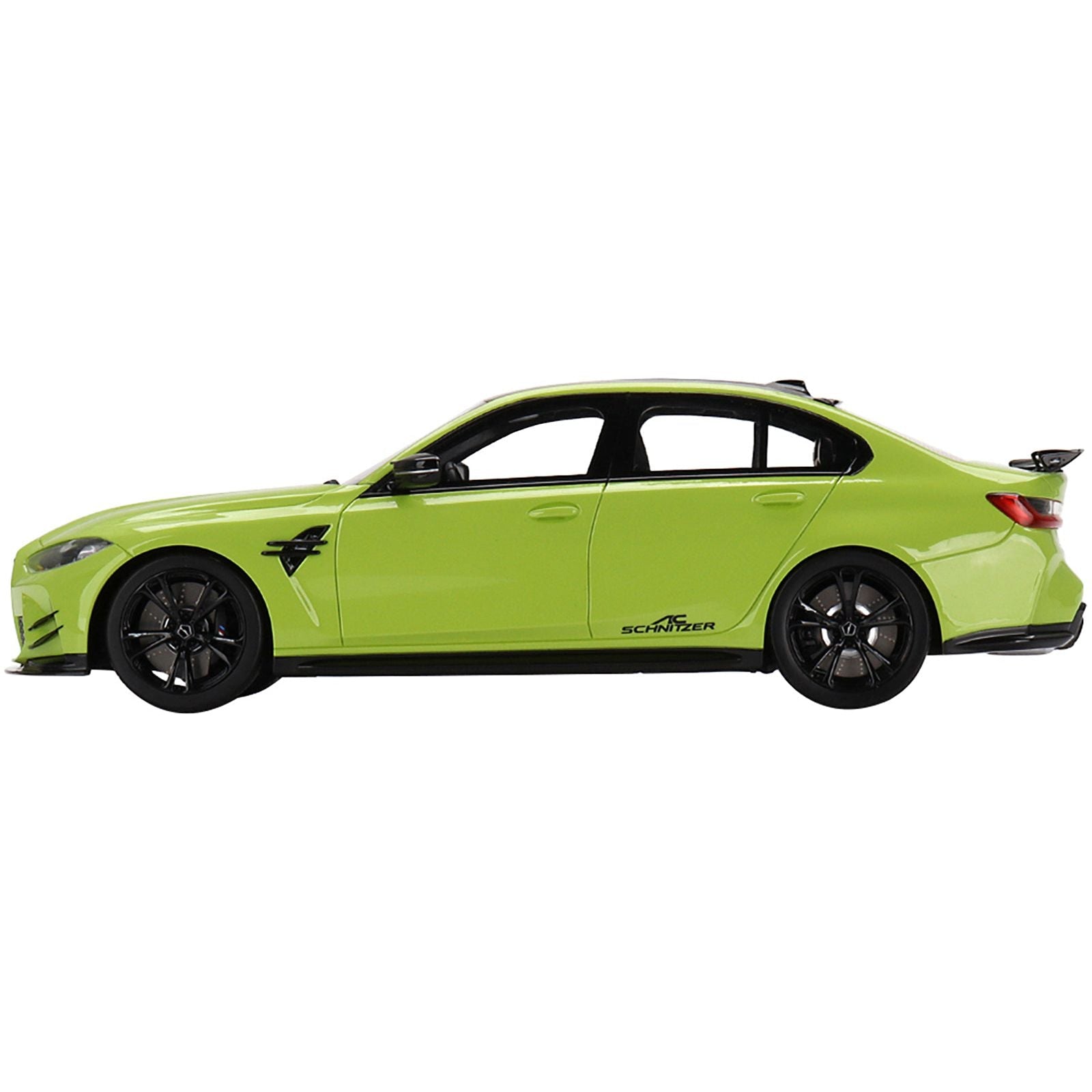 BMW AC Schnitzer M3 Competition (G80) Sao Paulo Yellow 1/18 Model Car