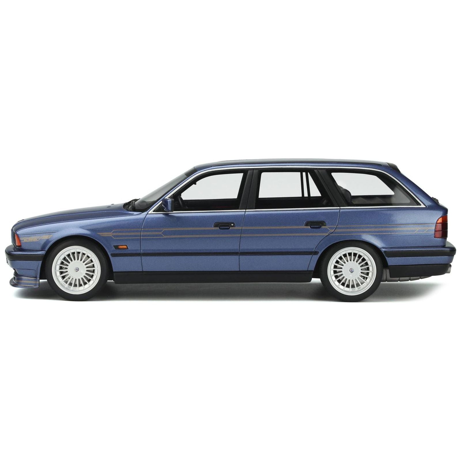 BMW E34 Alpina B10 Touring Alpina Blue Metallic 1/18 Model Car