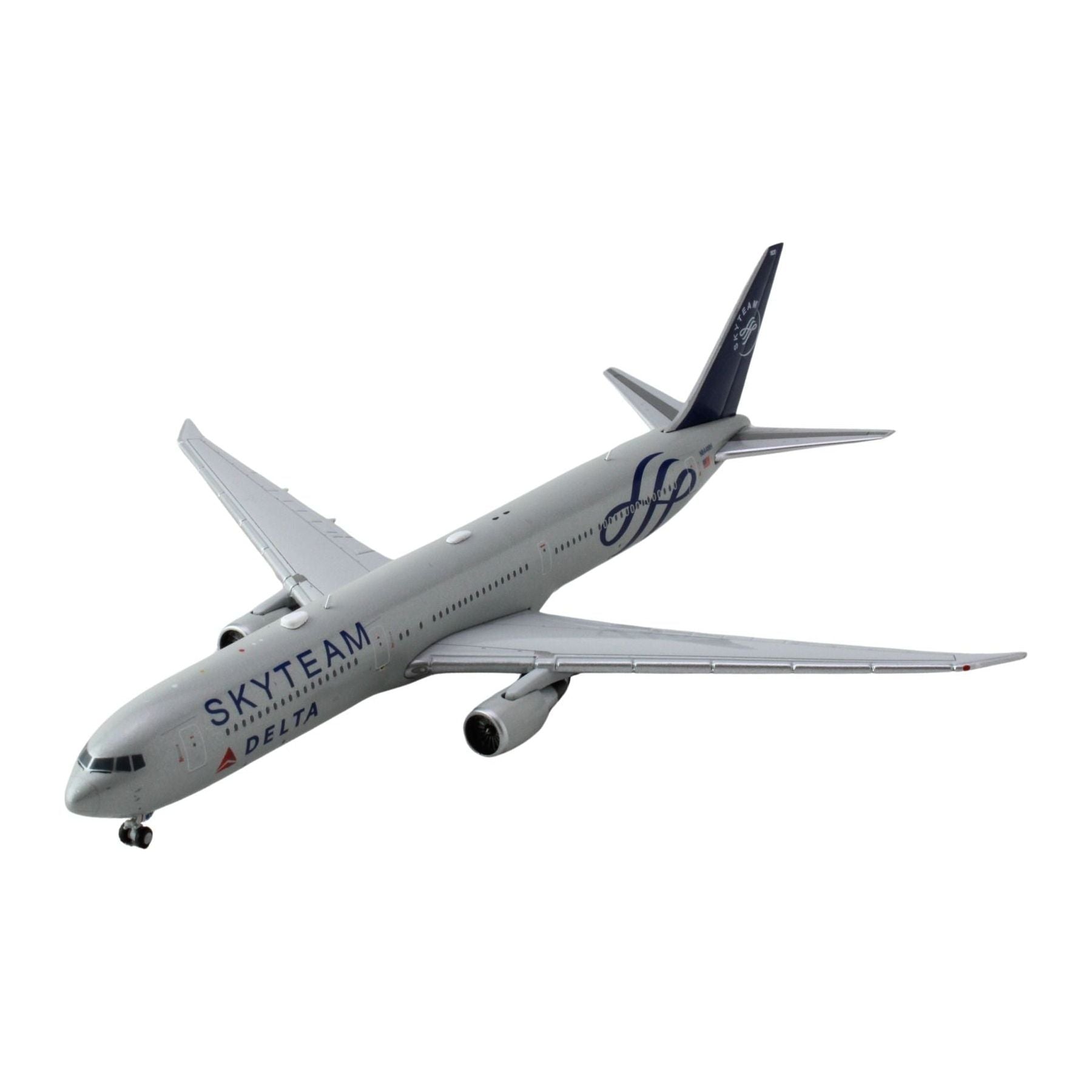 Boeing 767-400ER "Delta Skyteam" (N844MH) Gray 1/400 Diecast Model