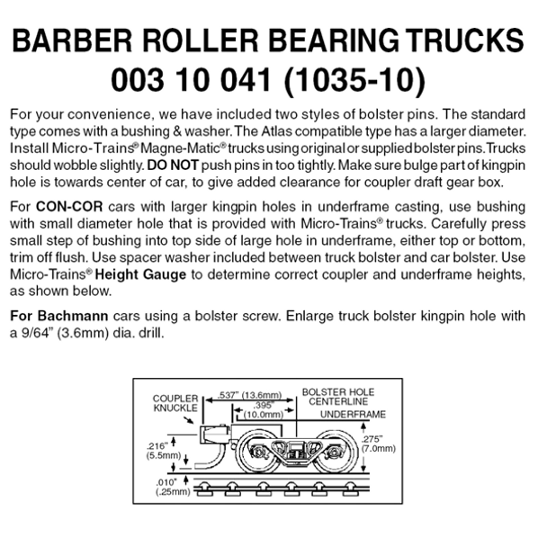 BRB TRK W/ S CPLR 1035-10