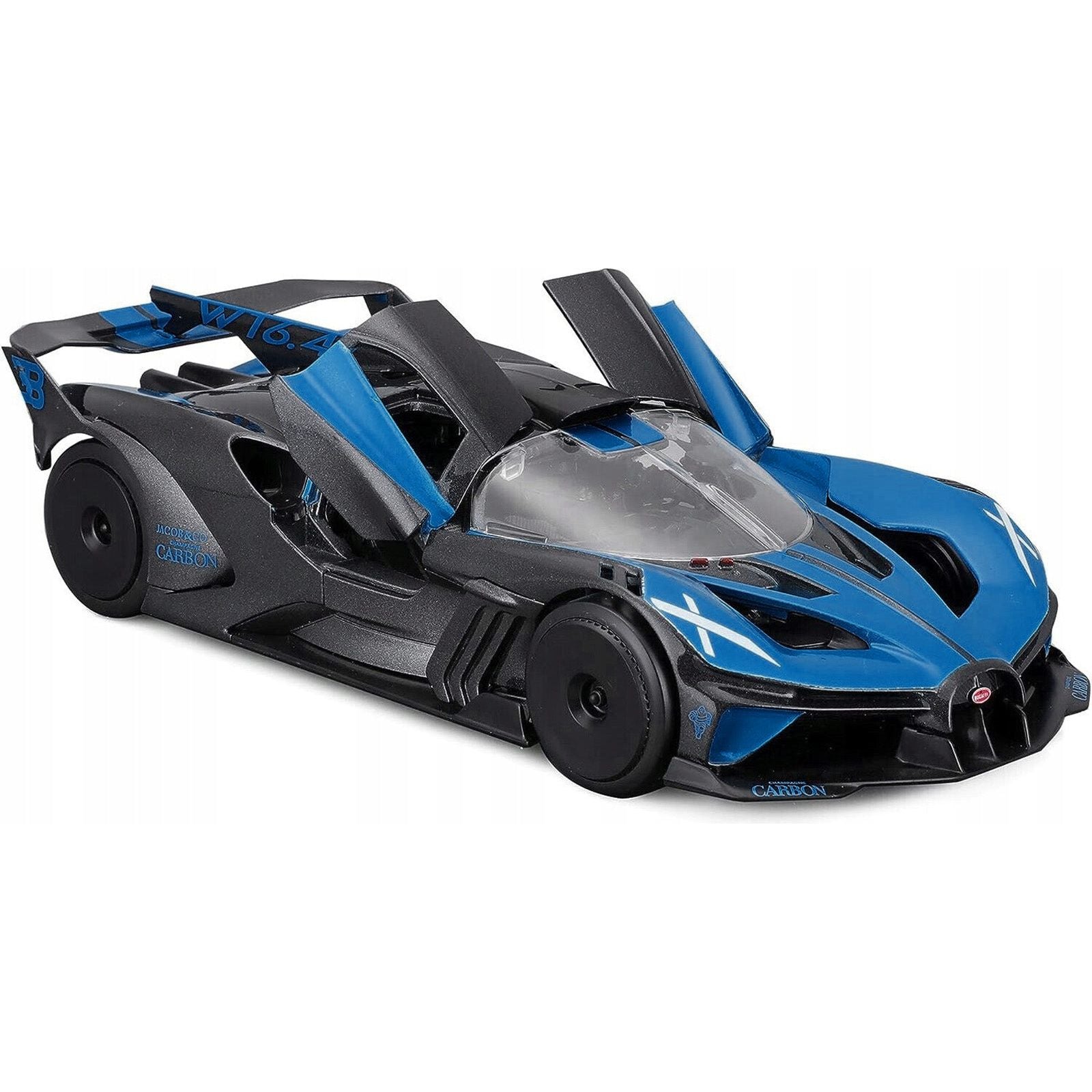Bugatti Bolide Blue and Black Metallic "Special Edition" Series 1/24 D ...