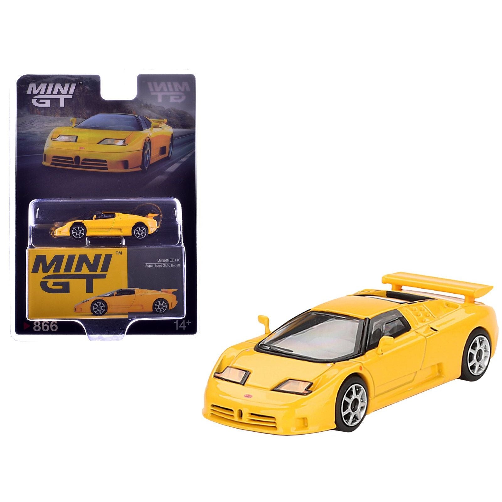 Bugatti EB110 Super Sport Giallo Bugatti Yellow Limited Edition 1/64 D ...
