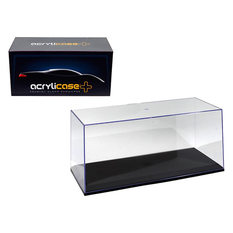 Display Show Case with Black Base for 1/24 and 1/18 Scale Models