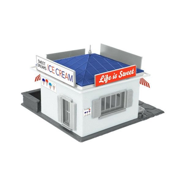 HO ICE CREAM SHOP KIT