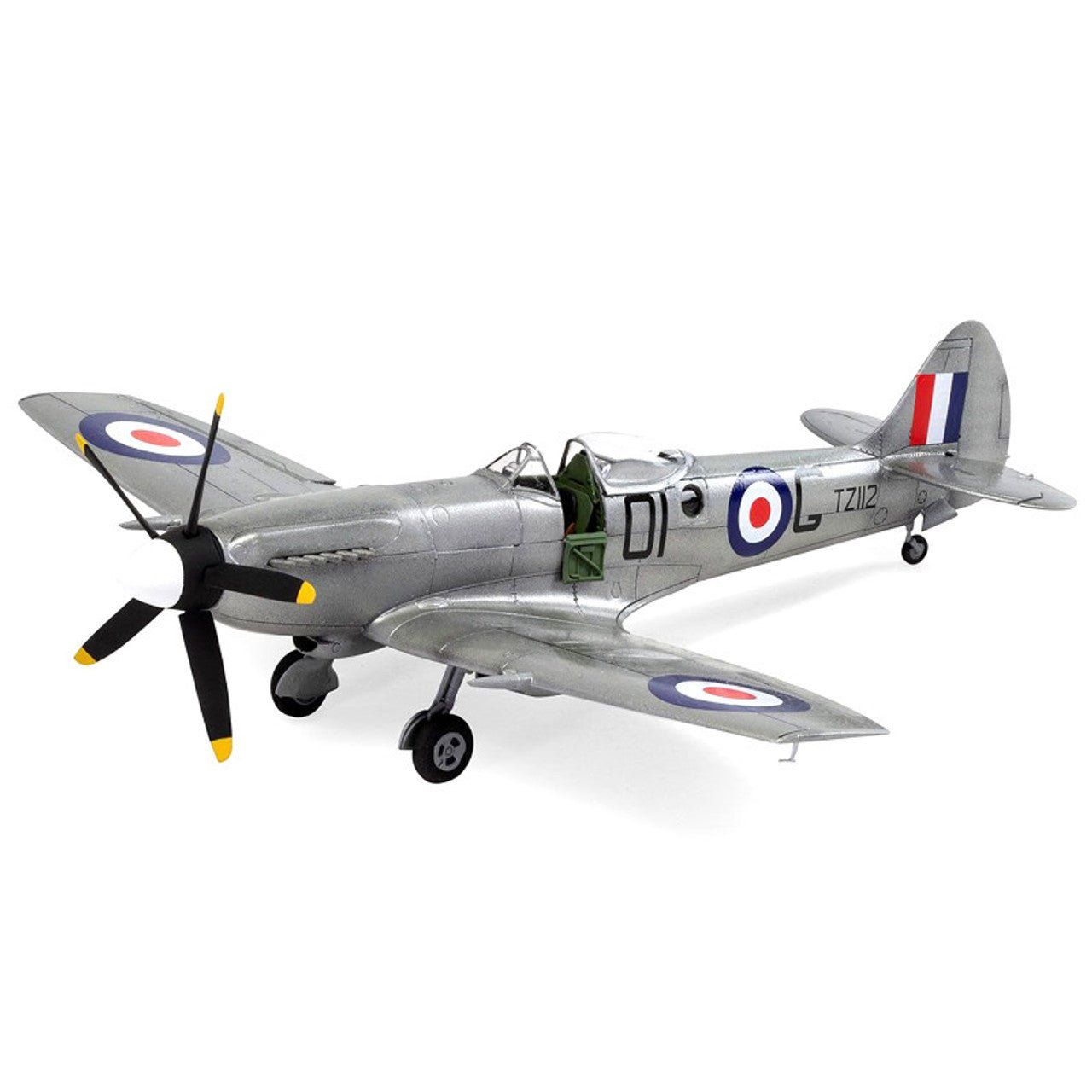 Level 2 Model Kit Supermarine Spitfire FR Mk.XIV Fighter Aircraft with ...