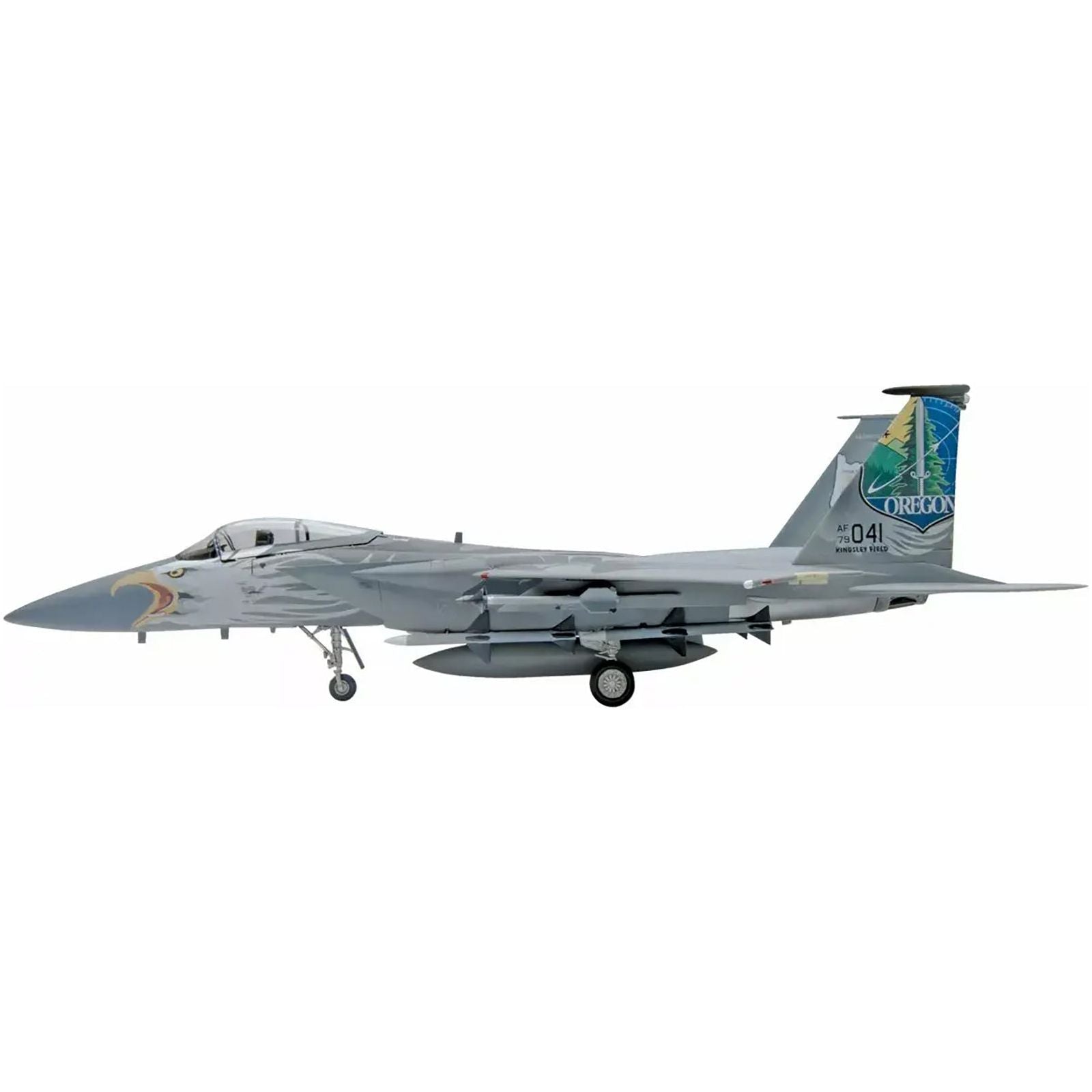 Level 4 Model Kit McDonnell Douglas F-15C Eagle Fighter Aircraft 1/48
