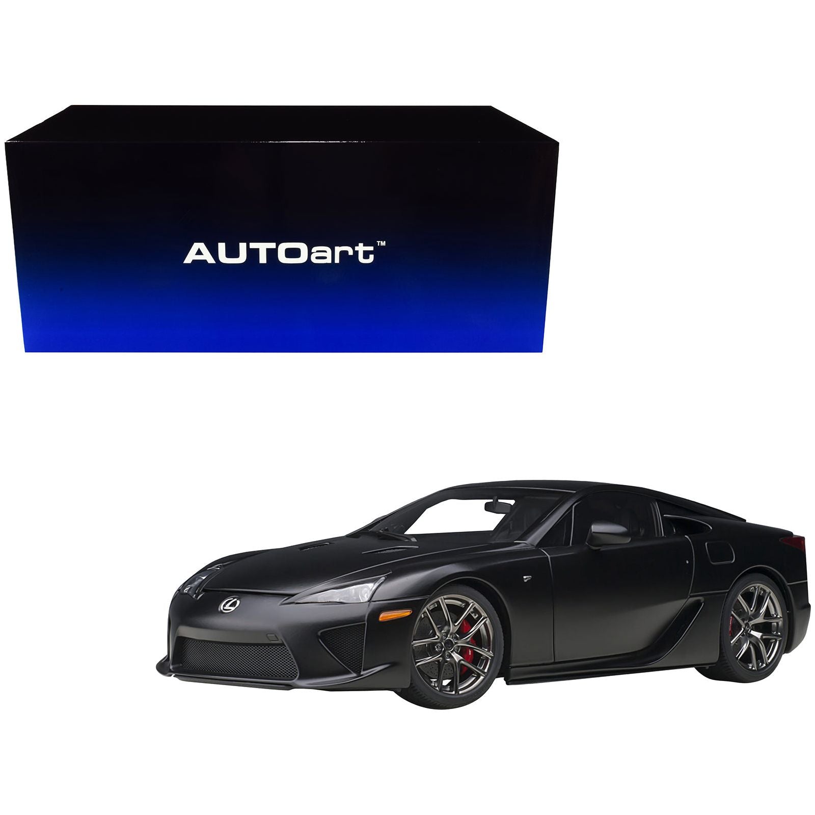 Lexus LFA Matt Black 1/18 Model Car by Autoart – ModelCars.com