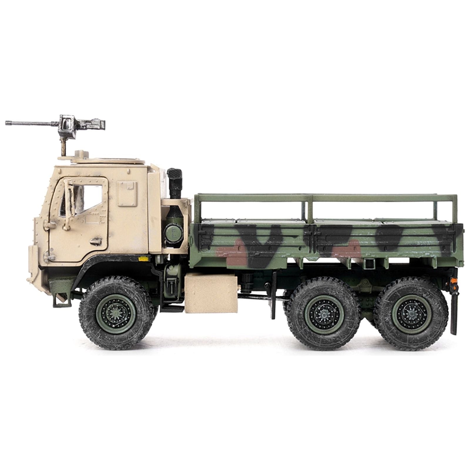 M1083 MTV (Medium Tactical Vehicle) Armored Cab Cargo Truck with Turre ...