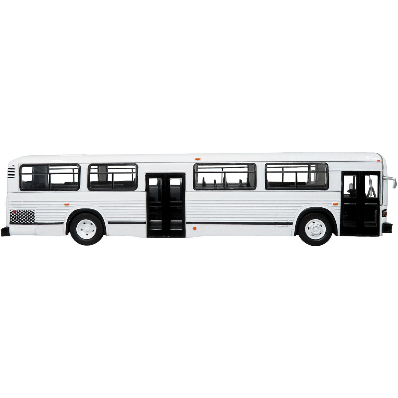 MCI Classic City Bus Plain White 1/87 Diecast Model