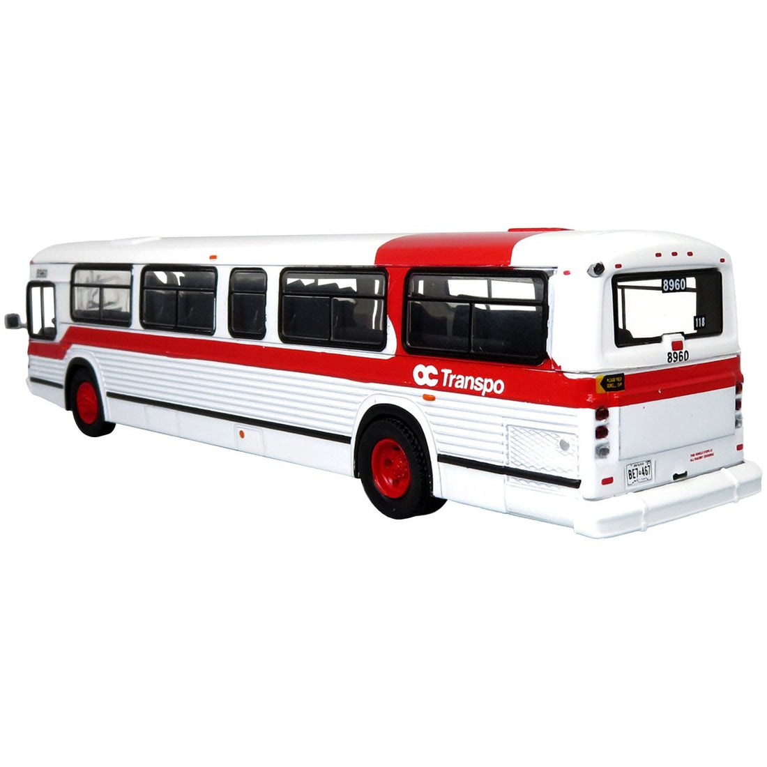 MCI Classic Transit Bus OC Transpo Ottawa "118 Kanata" 1/87 Diecast
