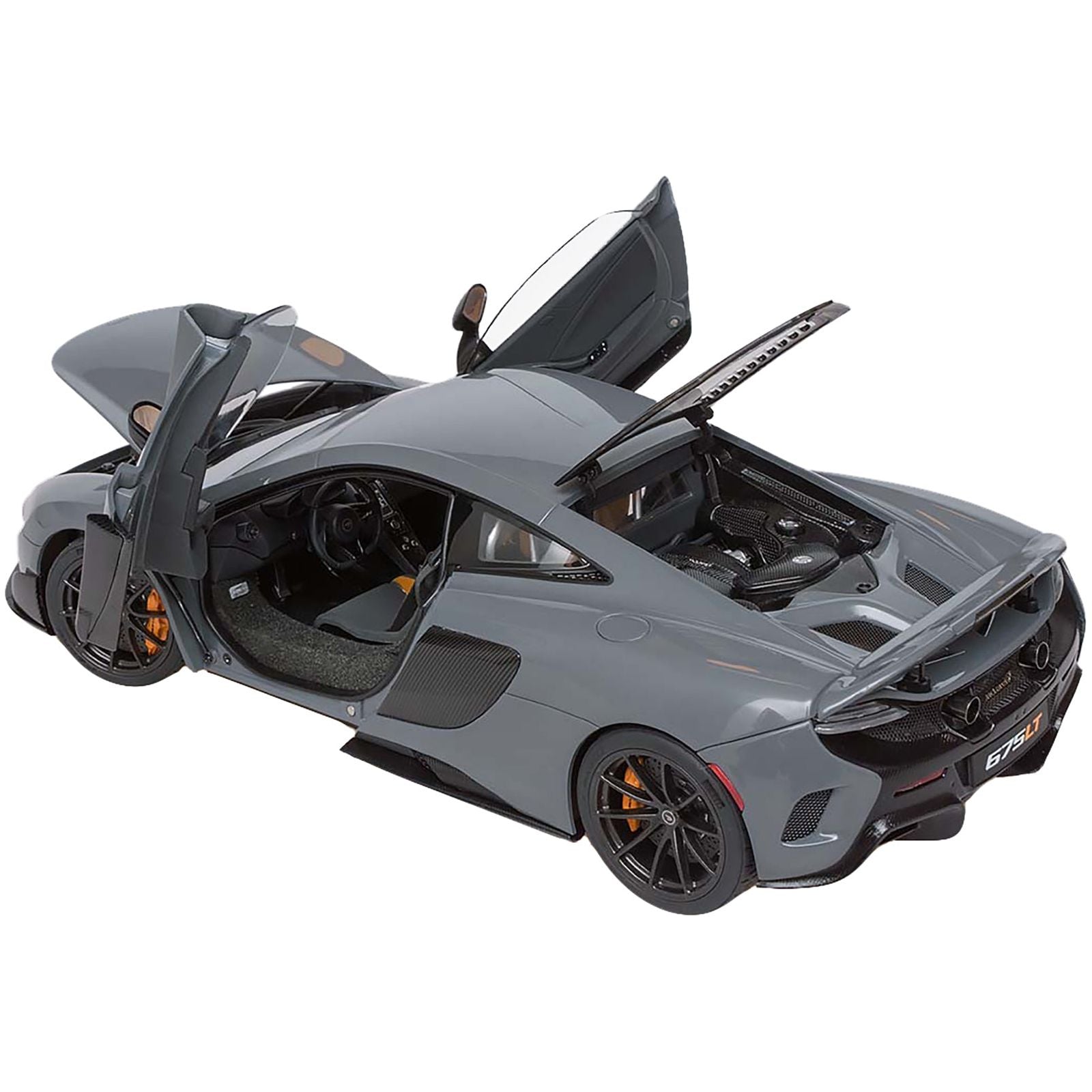 Mclaren 675LT Chicane Gray 1/18 Model Car by Autoart
