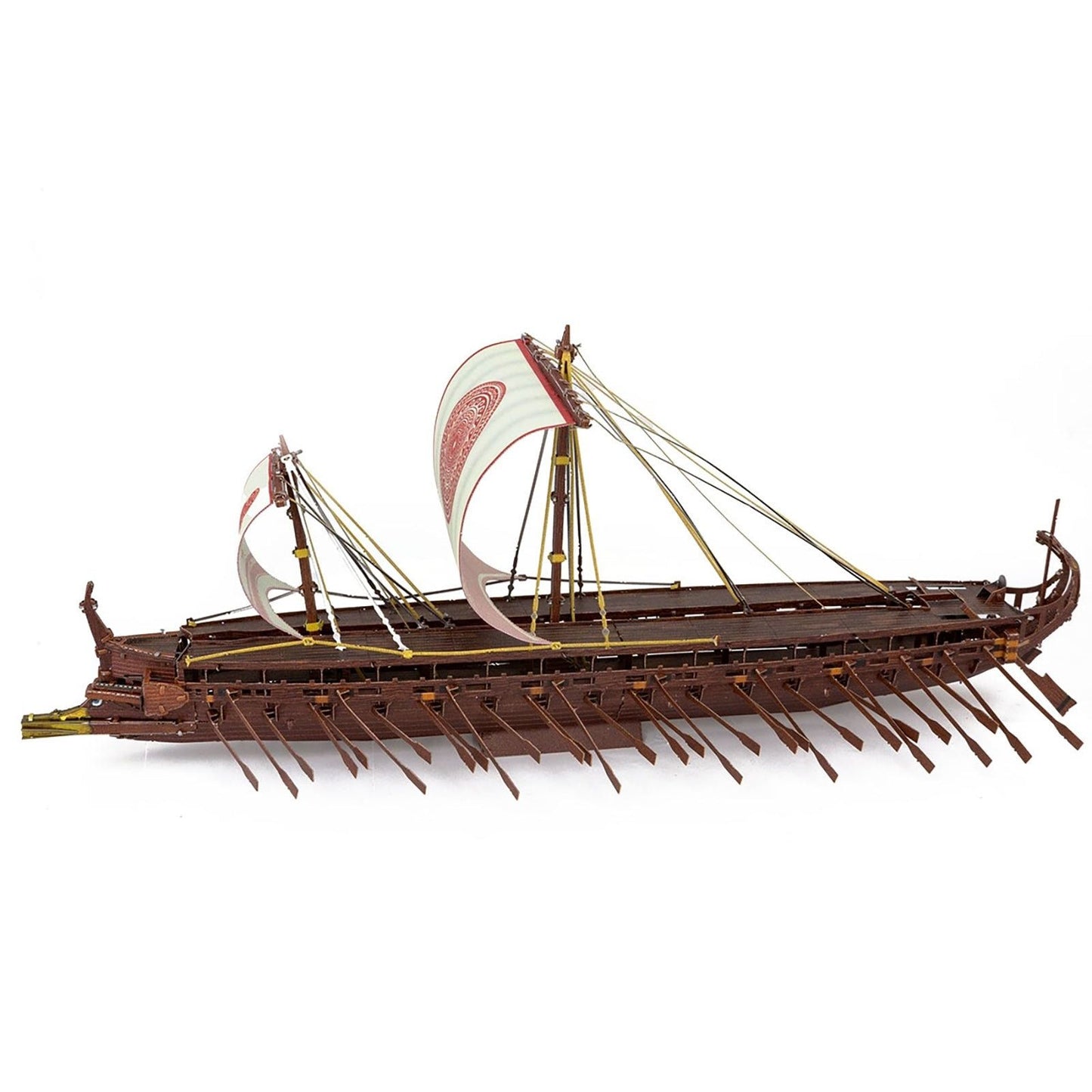 Model Kit Greek Trireme Warship (Expert Difficulty) Steel Model by Met ...
