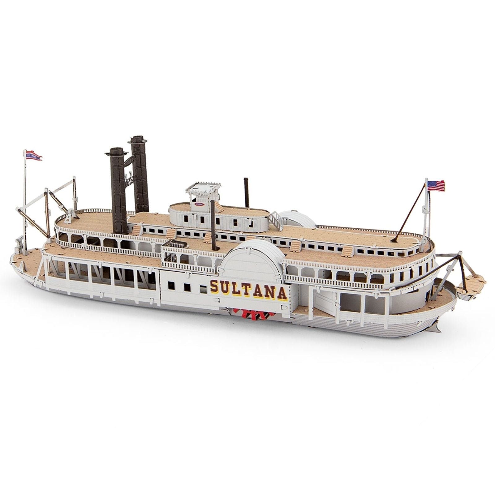 Model Kit Sultana Steamboat (Moderate Difficulty) Steel Model by Metal ...