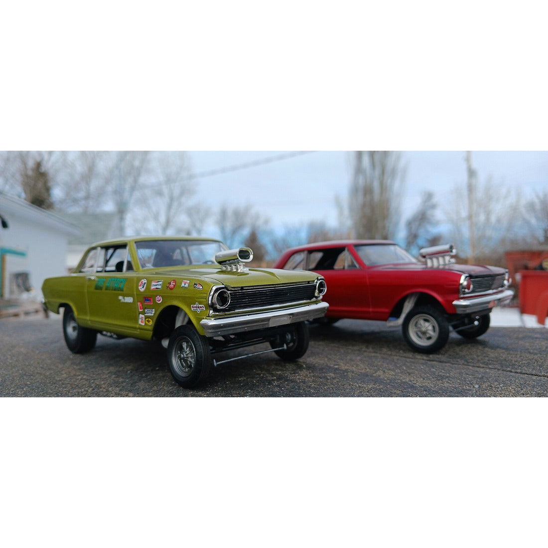 Moebius 1965 Chevy II Gasser 1/25 Scale Model Kit