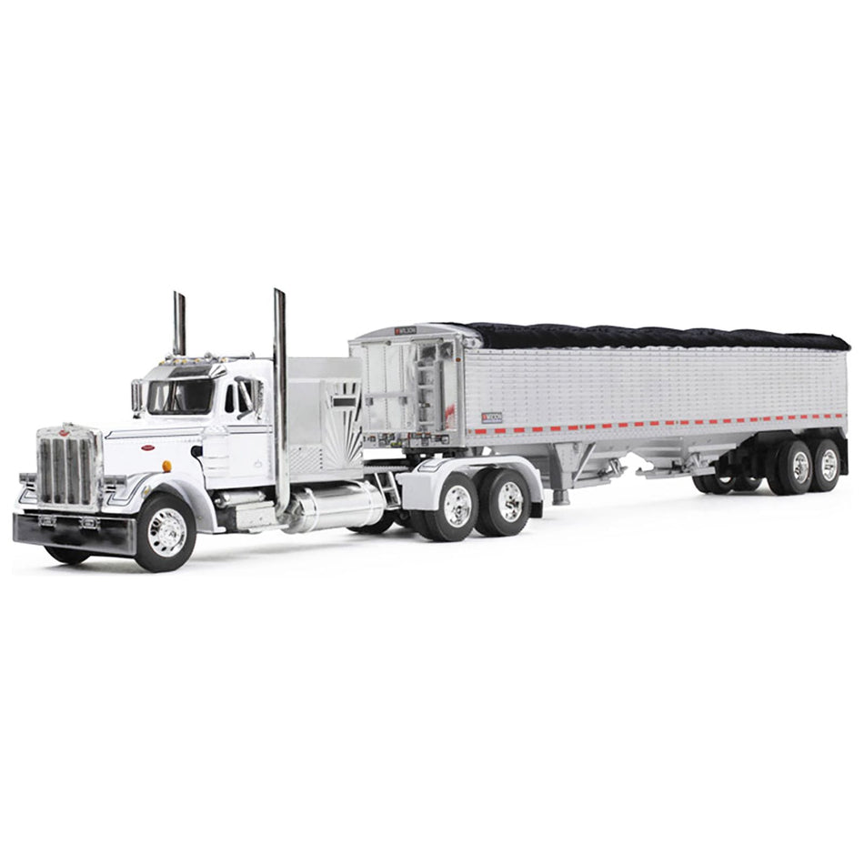 Peterbilt 359 with 60" Vintage Sleeper and 43' Wilson High Side Grain