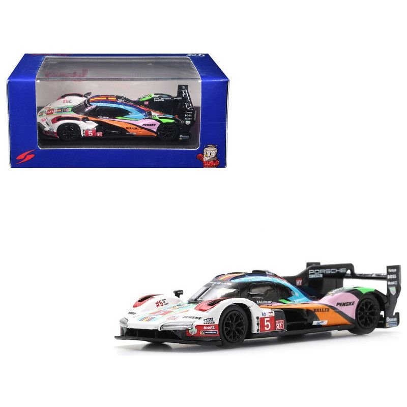 Porsche 963 #5 "Porsche Penske Motorsport" Le Mans 2023 1/64 Car
