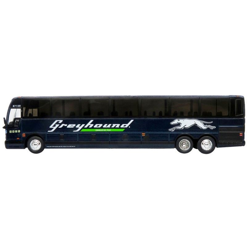 Prevost X3-45 Coach Bus Blue Metallic Limited Edition 1/87 Diecast
