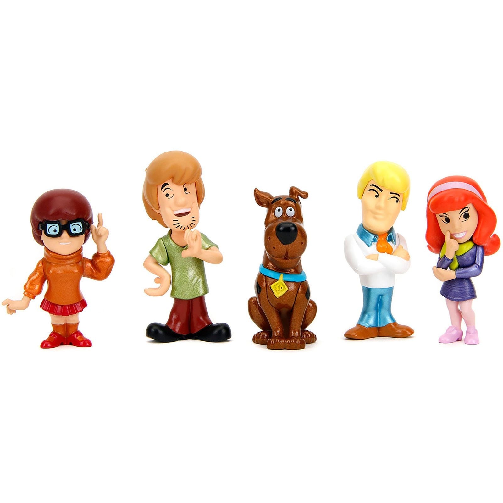 Set of 5 Diecast Figures "Scooby-Doo" "Metalfigs" Diecast Models