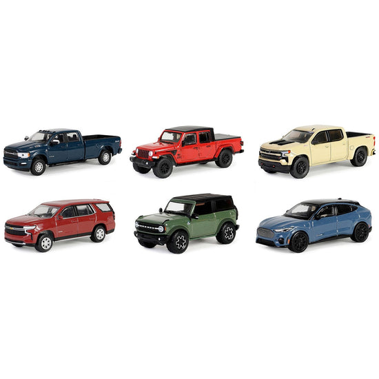Showroom Floor Set of 6 Cars Series 5 1/64 Diecast Model Cars